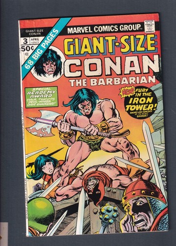 Giant Size Conan the Barbarian 3 (Apr 1975, Marvel), Very Good Bronze ...