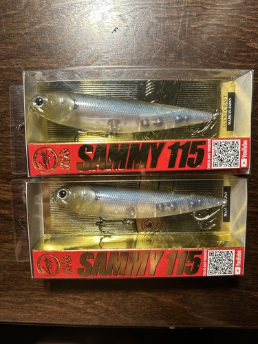 Lucky Craft SAMMY 115 Fishing Lure Ghost Minnow Floating 2 Pack Lures 5 ...