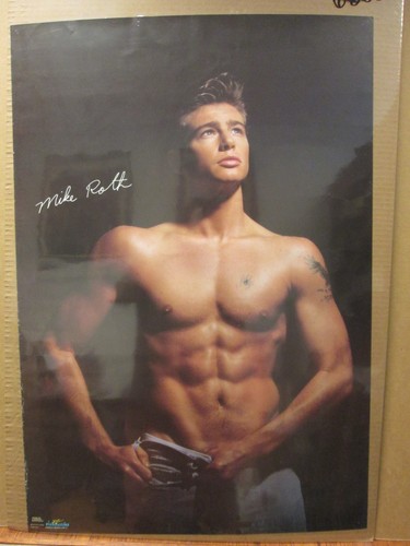 vintage 1986 Mike Roth original hot guy poster 6936 | eBay