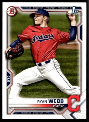 2021 Bowman Draft Ryan Webb G389 Cleveland Indians #BD-57 | eBay