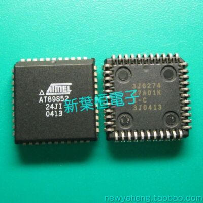 AT89S52-24JI PLCC44 ATMEL New Original Programmable Microcontroller ...