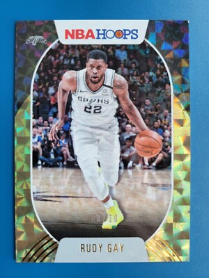 Rudy Gay 2020-21 NBA HOOPS GOLD FOIL #D 03/10 SAN ANTONIO SPURS! | eBay