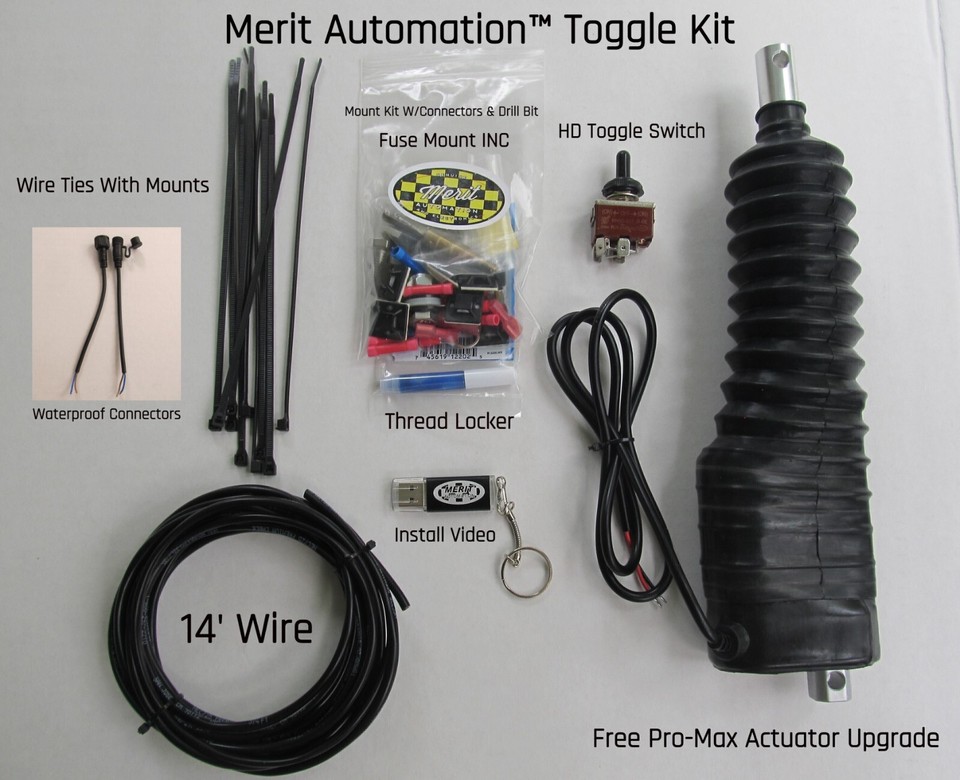 MERIT AUTOMATION FOR JOHN DEERE SNOW BLOWER ELECTRIC CHUTE CONTROL KIT ...