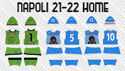 Subbuteo Decals Napoli Home 2021 - 2022 Limited Edition | eBay