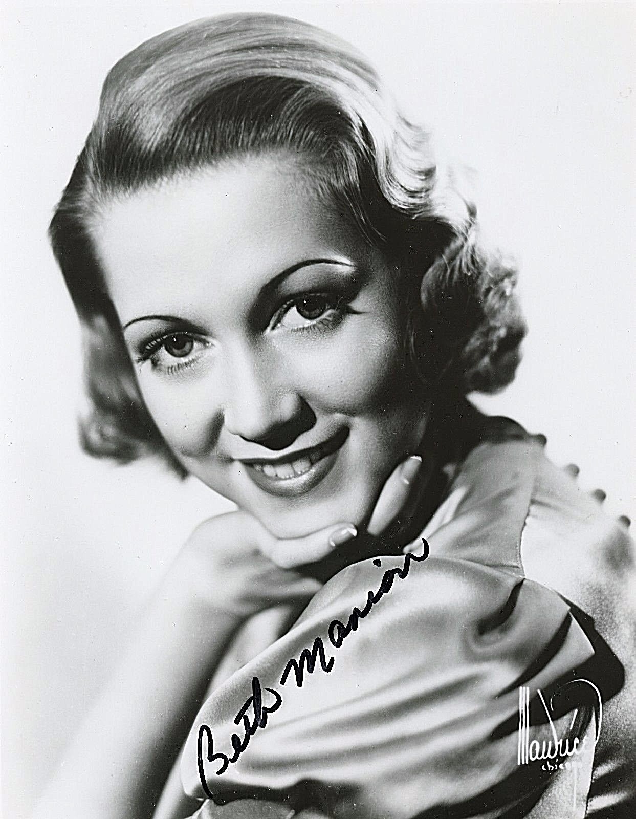 Beth Marion Classic Actress Vintage Signed Photograph , | eBay