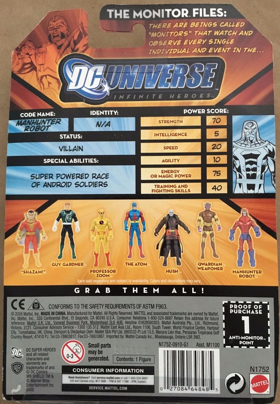 DC Universe Manhunter Robot - Infinite Heroes Crisis Series 1 Action ...