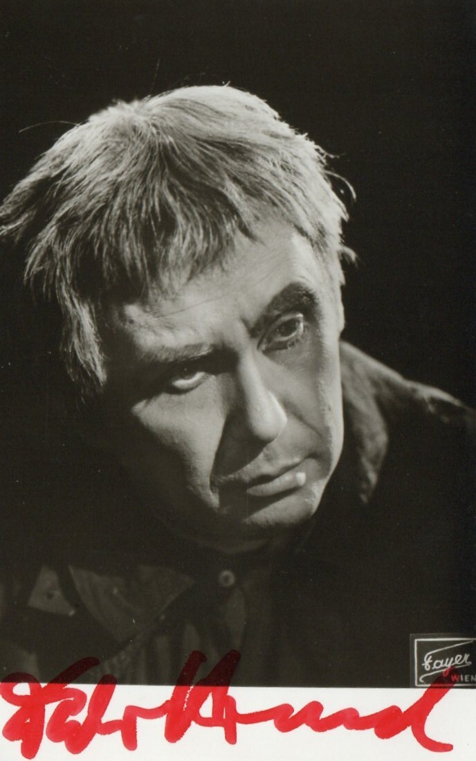 Walter Kreppel in „Fidelio“, Autogramm, signiert, Fayer Wien, ca 14 x 9 ...