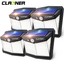 CLAONER 128LED Solar Power PIR Motion Sensor Wall Lights Outdoor Garden ...