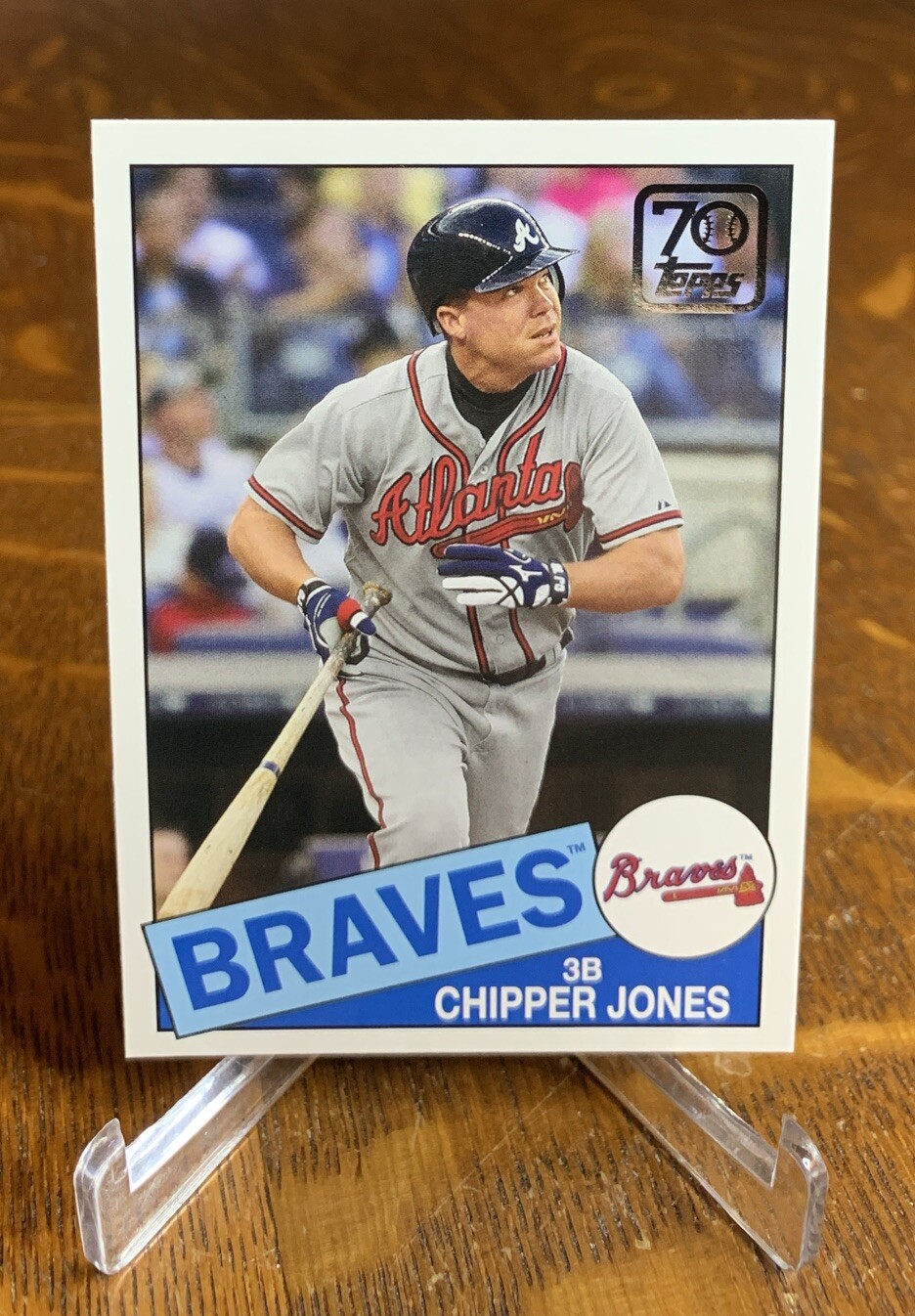 2021 Topps 70 Years of Topps Baseball 70YT-35 Chipper Jones Atlanta ...