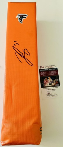 JUSTIN SIMMONS SIGNED AUTOGRAPHED ATLANTA FALCONS TOUCHDOWN PYLON JSA ...