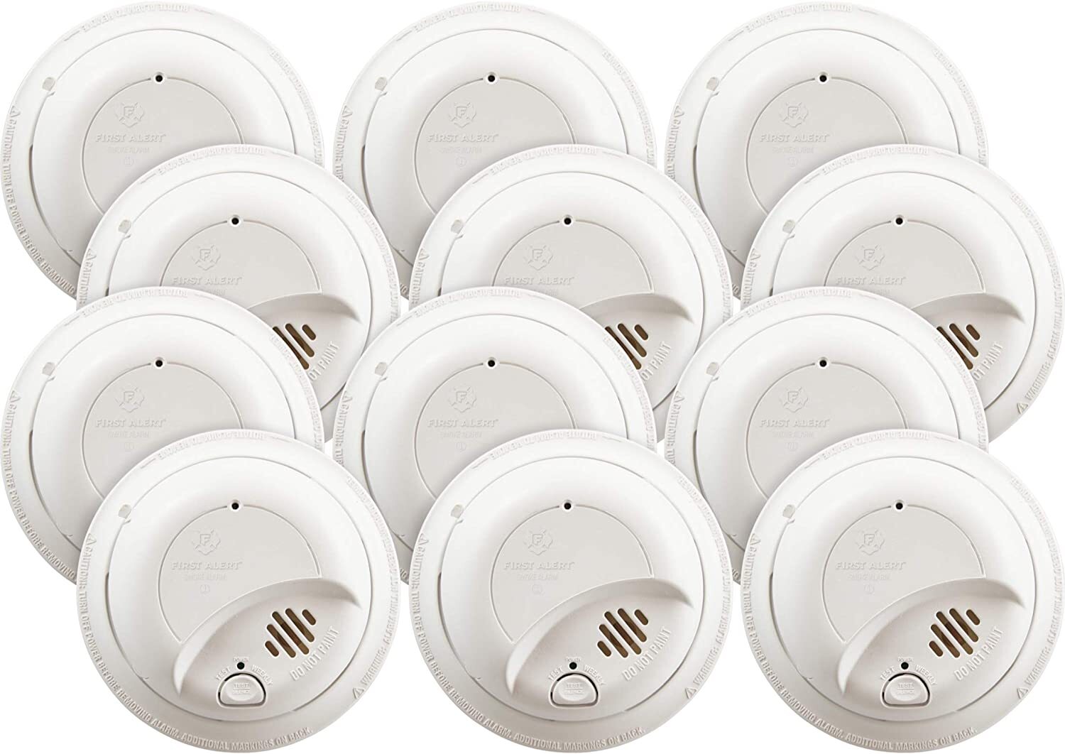 Smoke Detector, Hardwired Alarm with Battery Backup, Fire Safe 1 3 6 ...