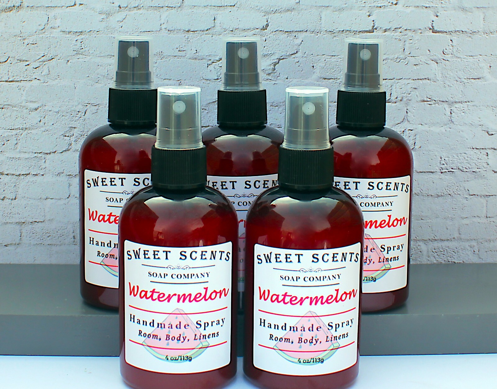 Watermelon Body Spray - Handmade Body/Room Spray - Sweet Scents Soap Co ...
