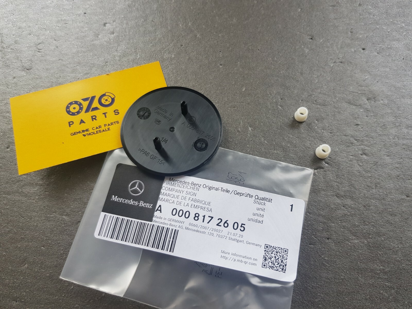 Genuine Mercedes-Benz W207 W463 C140 W163 W164 W166 Bonnet Badge ...