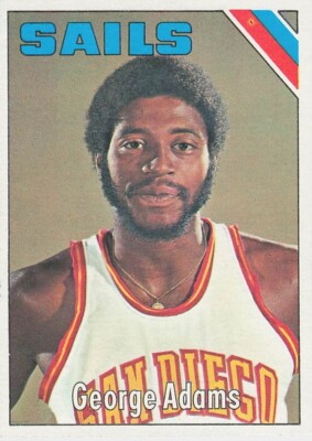 GEORGE ADAMS 1975-76 TOPPS BASKETBALL #264 ABA | eBay