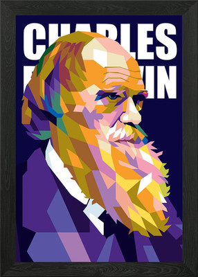 Charles Robert Darwin Framed Wall Art Poster Canvas Print Picture | eBay UK