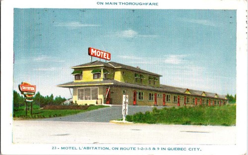 Quebec City Quebec QC : MOTEL SCENE d/24 AW6458 | eBay