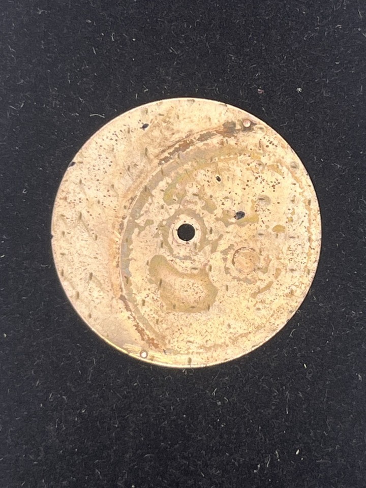 Rolex Round Black Dial w/ White Indexes and Gold Minute Markings. 23mm ...