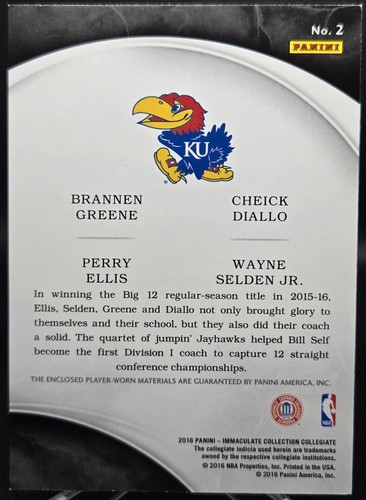 2016 Immaculate Collegiate Quads /99 Brannen Greene Cheick Diallo Perry ...