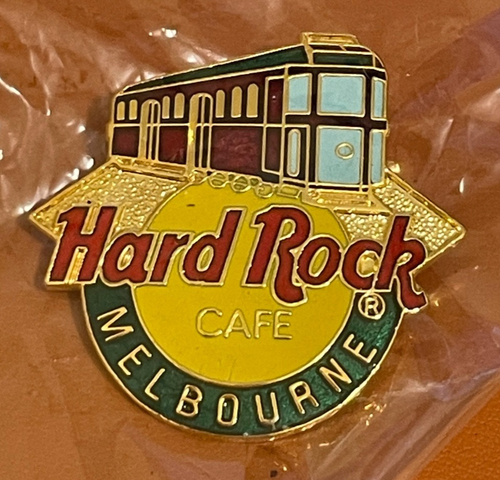 HARD ROCK CAFE MELBOURNE TRAM LOGO PIN CLASP BACK | eBay