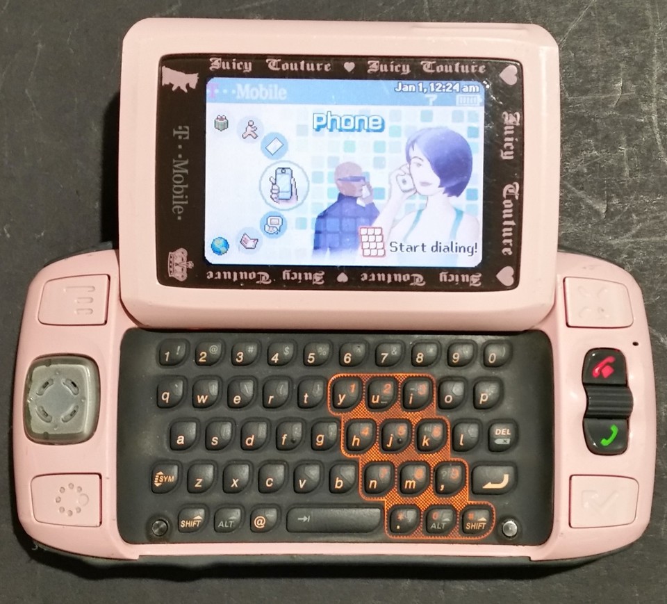 Vintage T-Mobile Juicy Couture Sidekick II (2) Phone – PV-100 - Powers ...