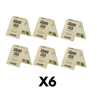120 Matches Allume di rocca Natural Hemostatic Astringent 6 Packs ...