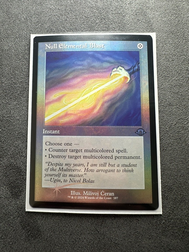 Null Elemental Blast - Foil Modern Horizons 3 MTG | eBay