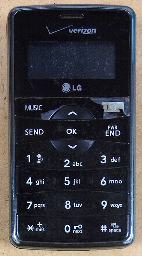 LG EnV2 / enV 2 VX9100 - Black and Silver ( Verizon ) Cellular Phone ...