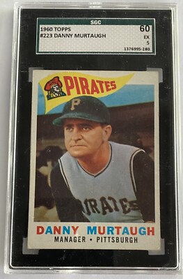 1960 Topps #223 Danny Murtaugh SGC 60 Excellent 5 | eBay