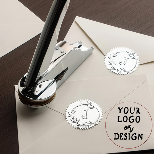 Custom Hand Embosser Seal,Personalized Logo Notary Stamp Embossed ...