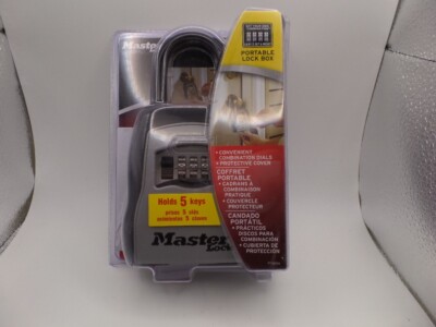 MASTER LOCK 5400D PORTABLE RESETABLE COMBINATION DIALS LOCK BOX | eBay