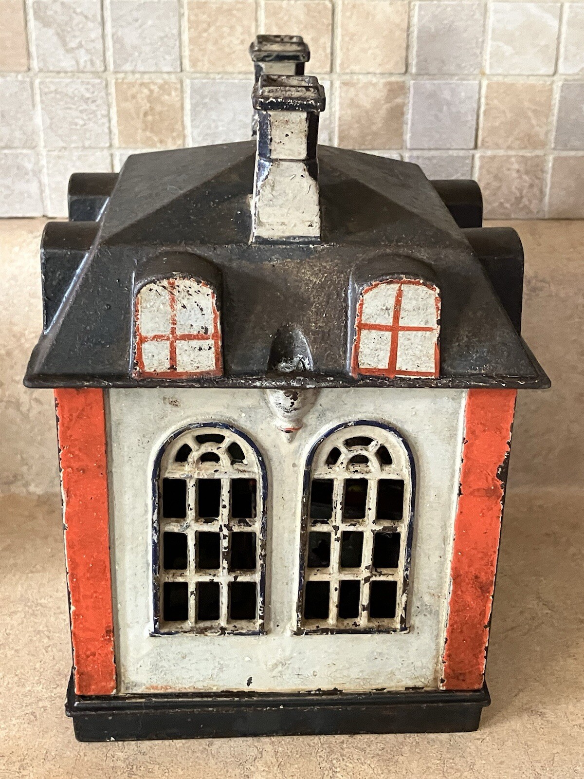 Antique J & E Stevens Original 1870’s Cast Iron Mechanical Novelty Coin ...