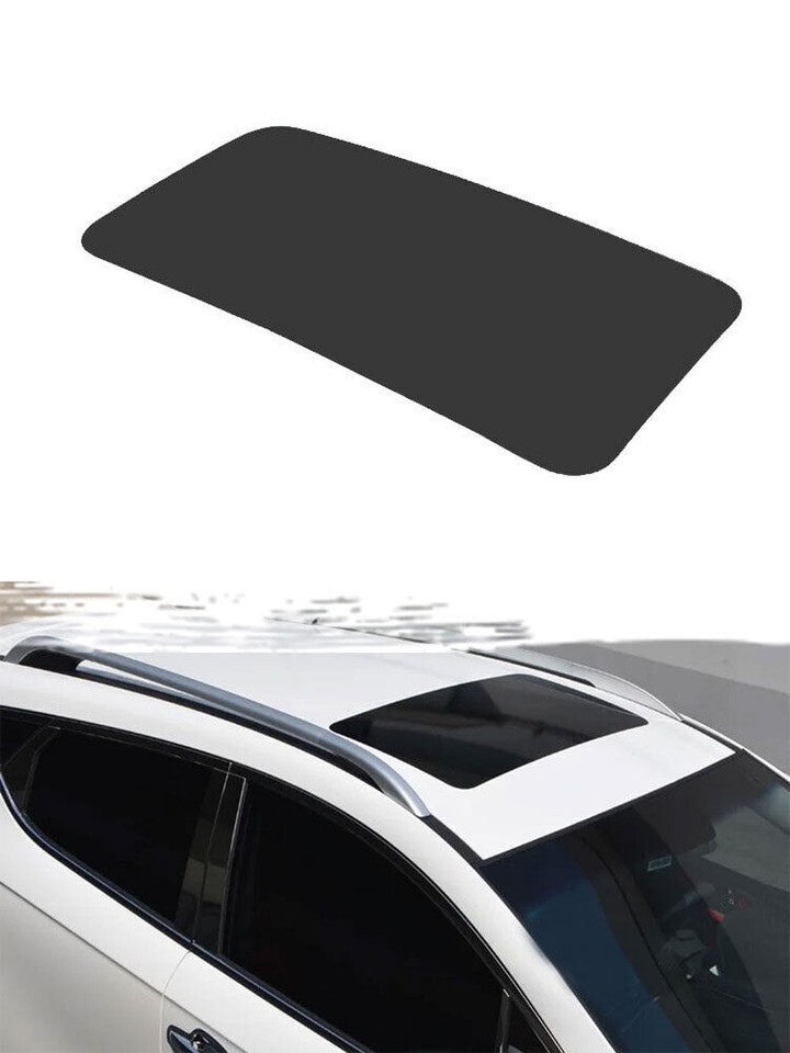 Car Accessory Simulation Fake Sunroof Sticker Cover Black Vinyl Film ...