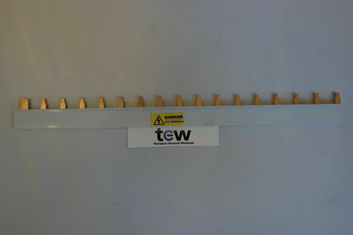 100A Copper insulated Busbar for Domestic Consumer Unit Boards suit ...