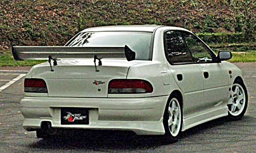 Jetspeed Fiberglass C/Speed REAR LIP 1995-2000 SUBARU WRX/IMPREZA Sedan ...