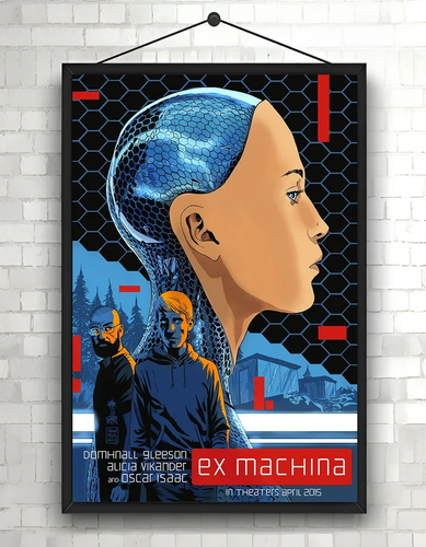 Ex Machina Artwork Alternative Movie Poster High Quality Print | eBay