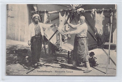 Turkey - CONSTANTINOPLE - Boucherie turque - CONSTANTINOPLE - Turkish ...