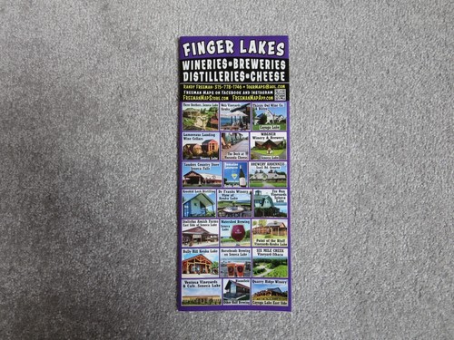 2024: Finger Lakes NY Wineries, Breweries, Distilleries Trail Map ...