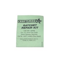 Craftsman 1/2” Ratchet Repair Kit 43447 for USA 44985 or 44975 Quick ...