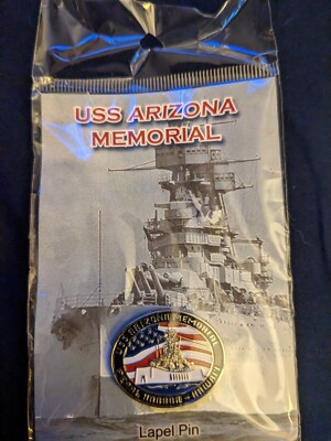 USS Arizona Memorial Pearl Harbor Hawaii lapel enamel pin | eBay