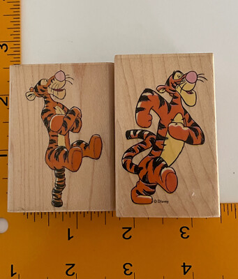 Tigers Love To Bounce & Walk Rubber Stamp by Mixed Brands | eBay