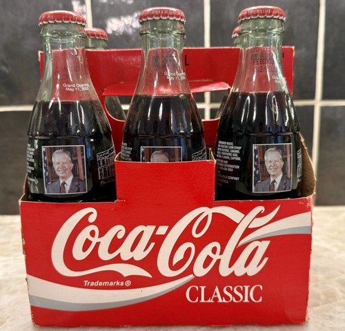 Rare Jimmy Carter Coke Antique Bottle-6 Pack Limited Edition Only | eBay