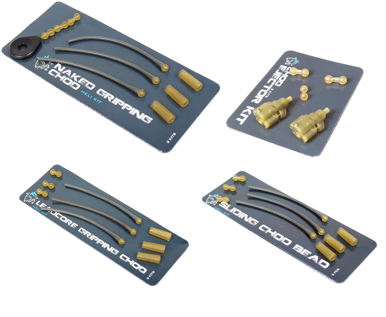 Nash TT Chod Heli Rig Kits* Ejector Kit Naked Leadcore * *Pay One POST ...