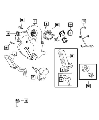 Genuine Mopar Expansion Valve O Ring 68147015AA | eBay