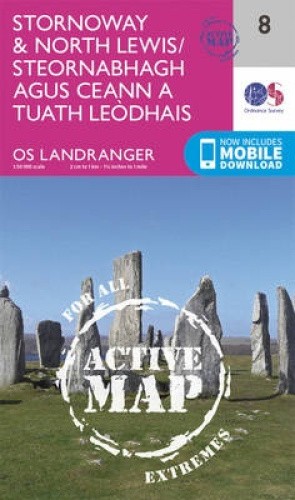 Stornoway & North Lewis (OS Landranger Active Map) by Ordnance Survey ...