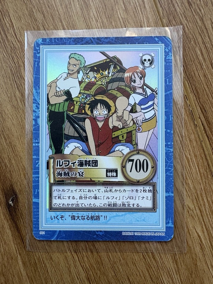 One Piece Hyper Battle 1st Stage 1999. Luffy C01, Zoro C07, Shanks C14 ...