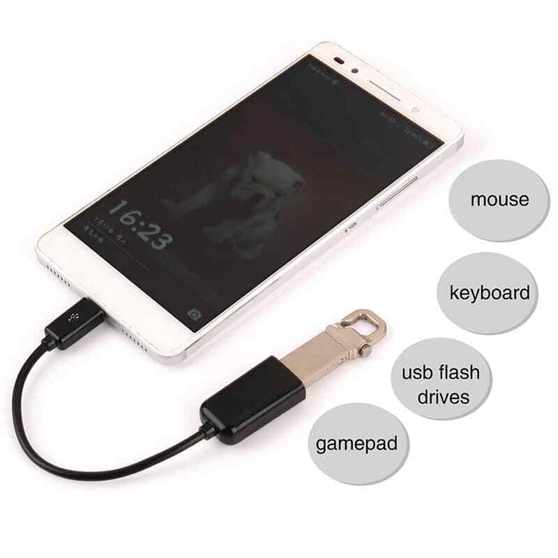 CAVO CAVETTO ADATTATORE OTG Usb a Micro Usb per SAMSUNG HUAWEI XIAOMI ...