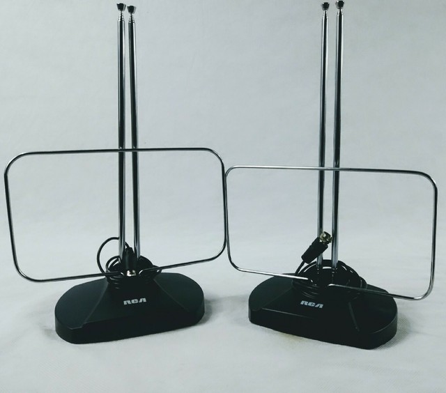 Set Of Two Black RCA Indoor TV Antennas ANT111 | eBay