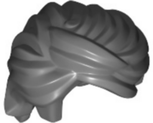 LEGO 43753 DARK BLUISH GRAY Minifigure, Hair Swept Back Tousled | eBay