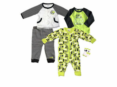 absorba Infant 5-Piece Set (Jacket, Shirt, Bodysuit, Pant and Socks) | eBay