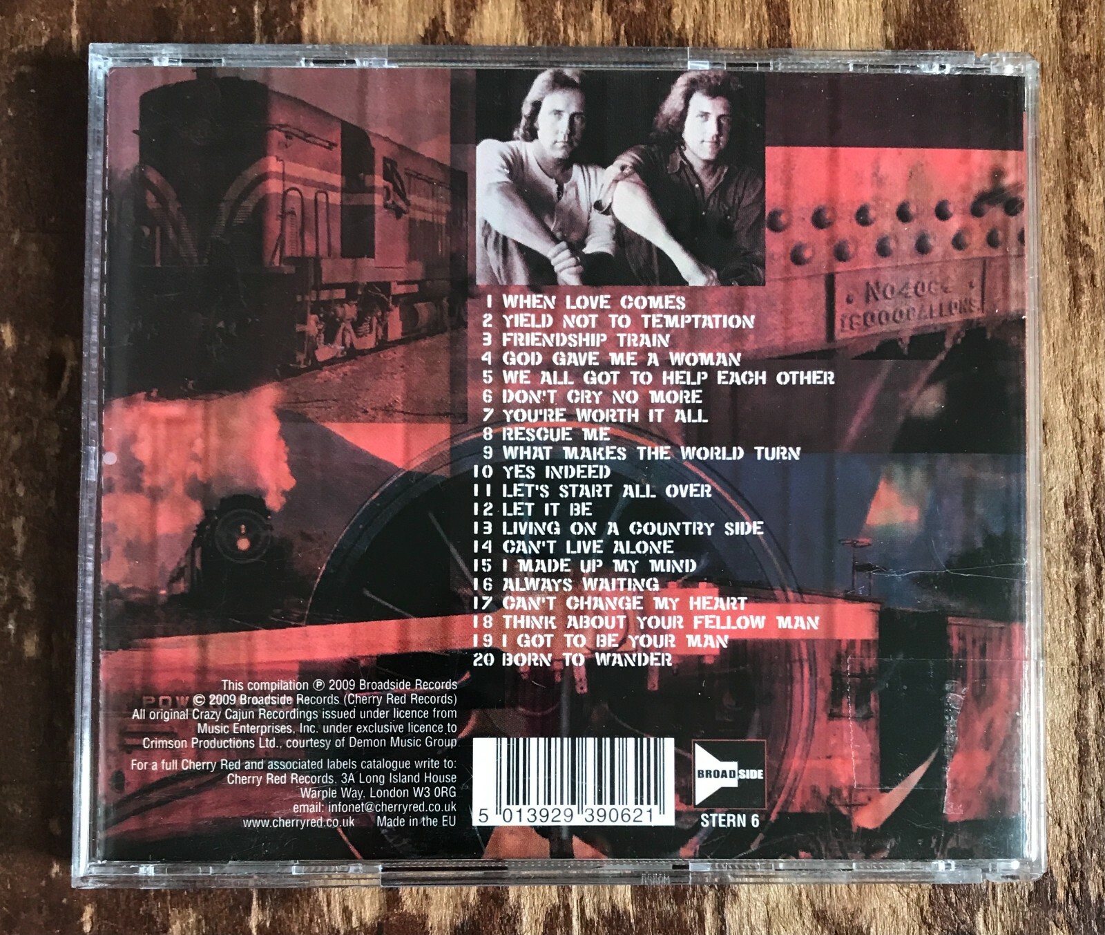 CATE BROTHERS Born To Wander Crazy Cajun Recordings When Love Comes ...